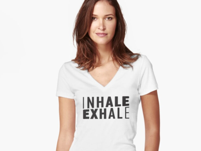 Inhale Exhale Yoga Shirt The Best Reminder To Take A Good Deep Breath